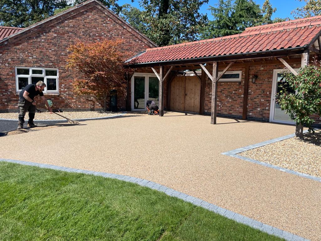 Beautiful Resin Bound Pathway & Patio Installation | DALTEX