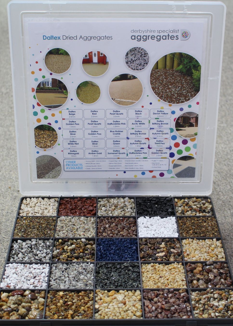 Daltex Display Case Now Available | Resin Bonded Aggregates