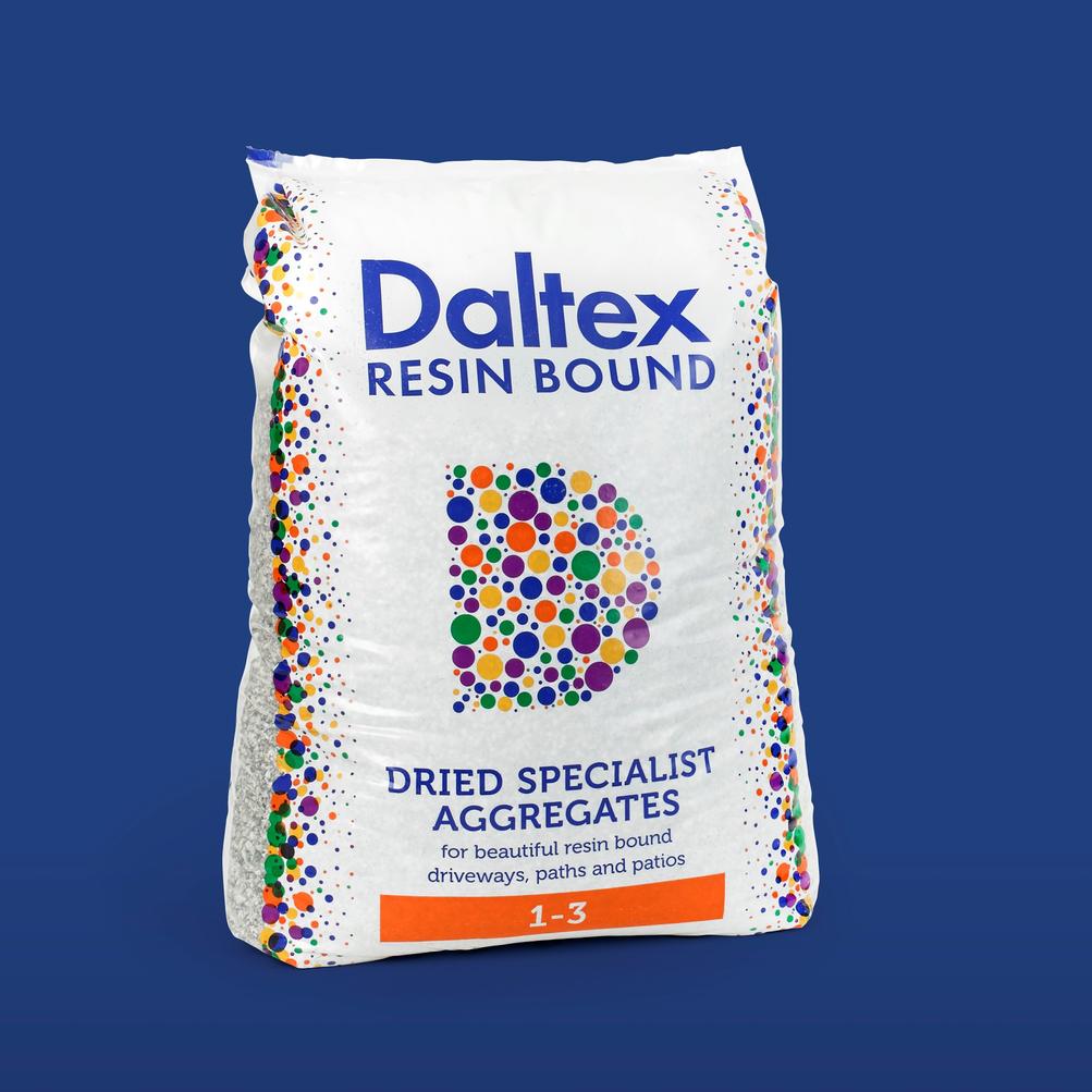 New Bag Design for DALTEX Resin Bound Aggregates helps contractors on site