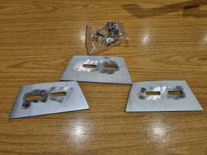 Baron 3 Piece Metal Mixer Blades | Resin Bonded Aggregates