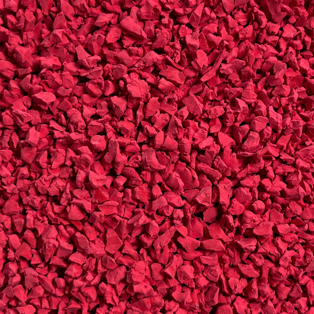 Bright Red EPDM | Rubber Crumb Surfaces | Resin Bound Aggregates
