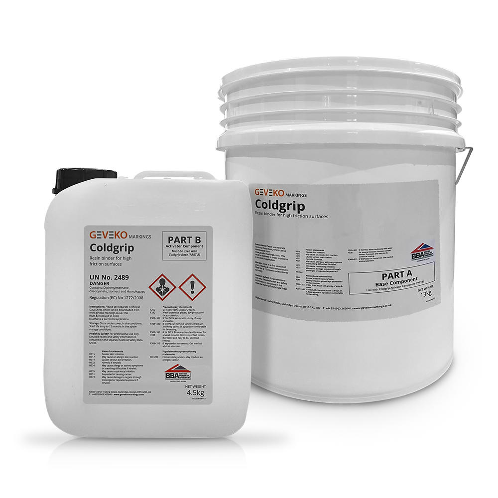 Coldgrip High Friction Surface Resin - 17.5kg | Resin Bonded Aggregates